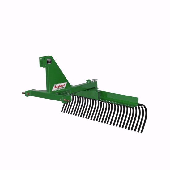 King Kutter. 5 FOOT LANDSCAPE RAKE-30 TINES PROFESSIONAL