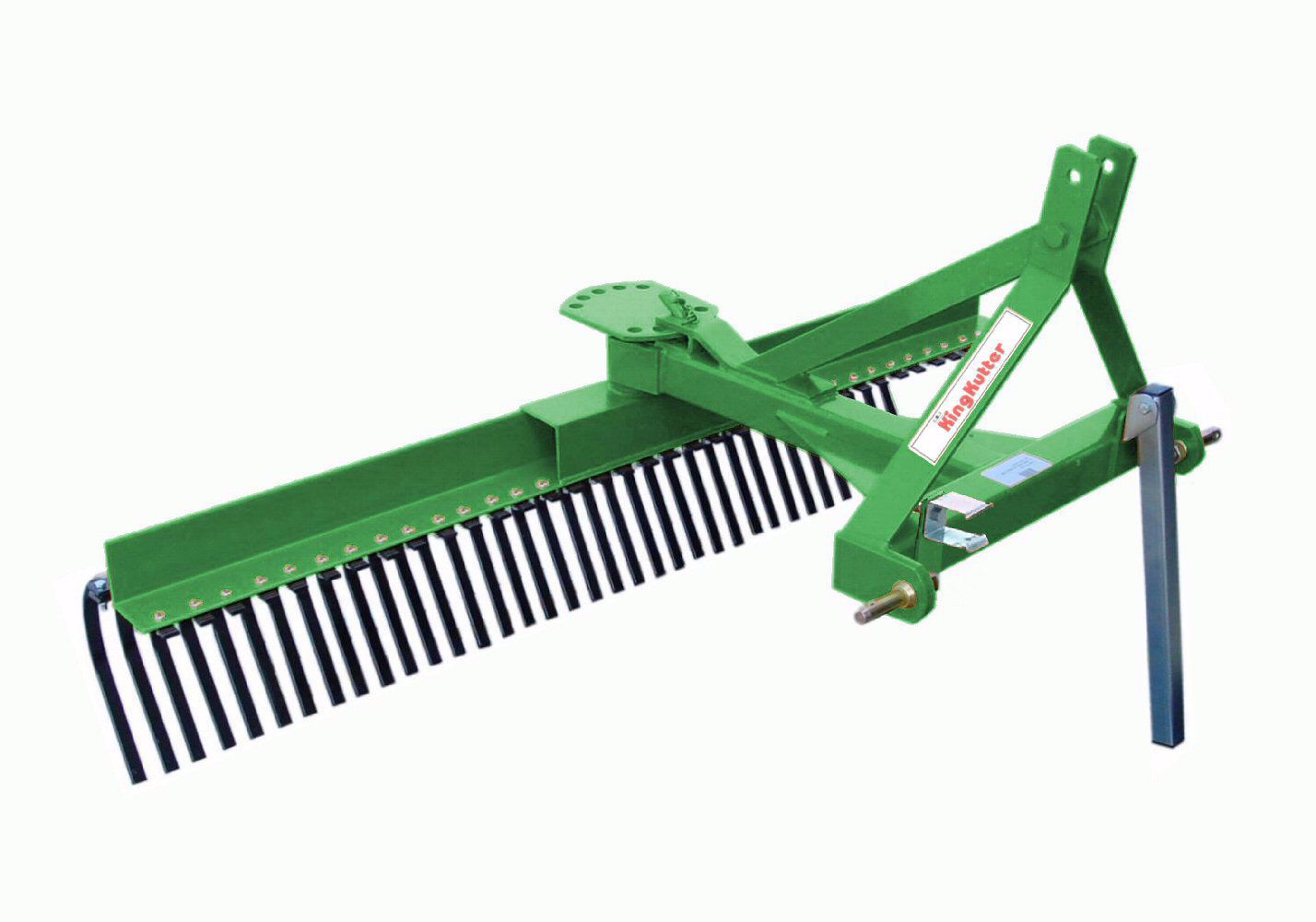 King Kutter. 6 FOOT YARD RAKE SQUARE TUBING
