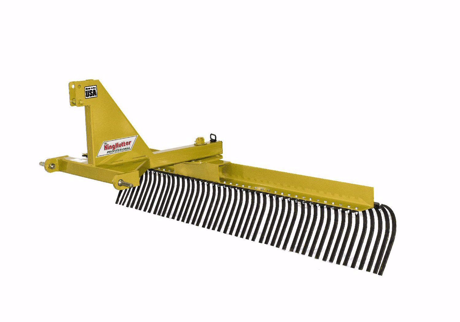 King Kutter. 8 FOOT LANDSCAPE RAKE-48 TINES PROFESSIONAL